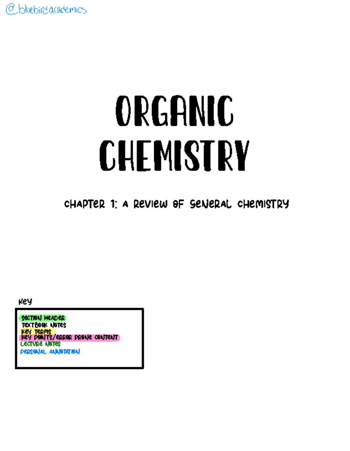 Exam Review Organic Chemistry Chapter 1: Review of Genera Chemistry ...