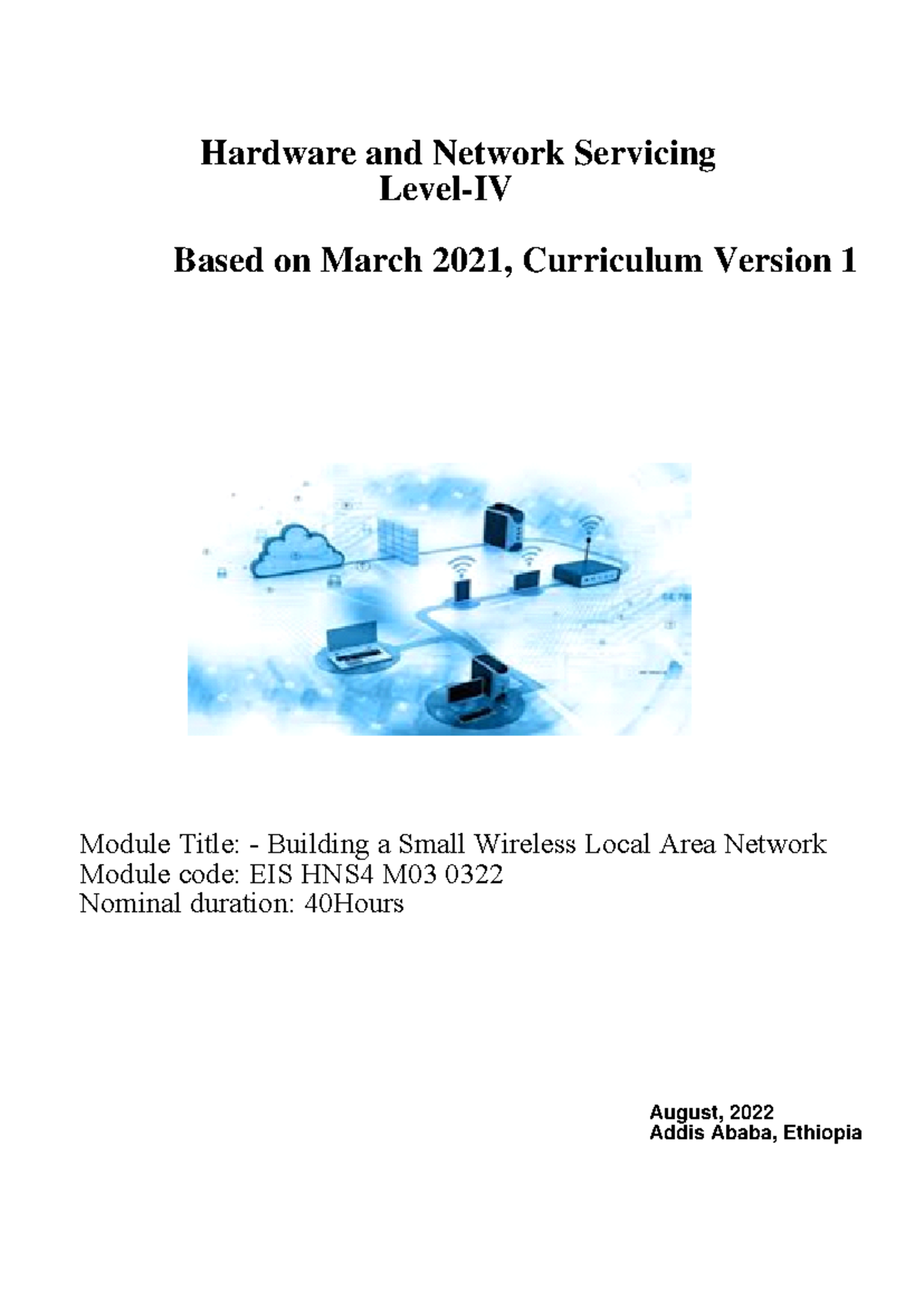 Building a Small Wireless LAN - EIS HNS4 M03 0322 Module Notes - Studocu