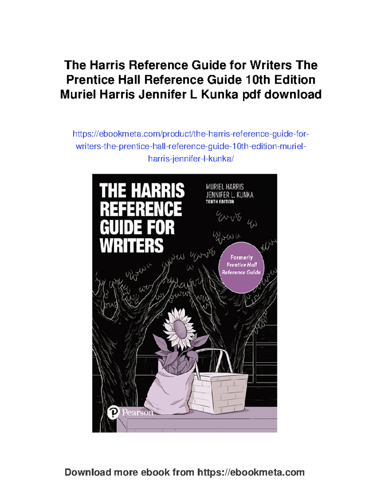 21364 - The Harris Reference Guide for Writers: 10th Edition Overview ...