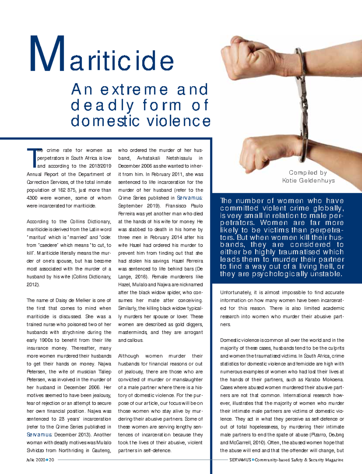Marticide - discussion of matricide - CRL41Y0 - UJ - Studocu