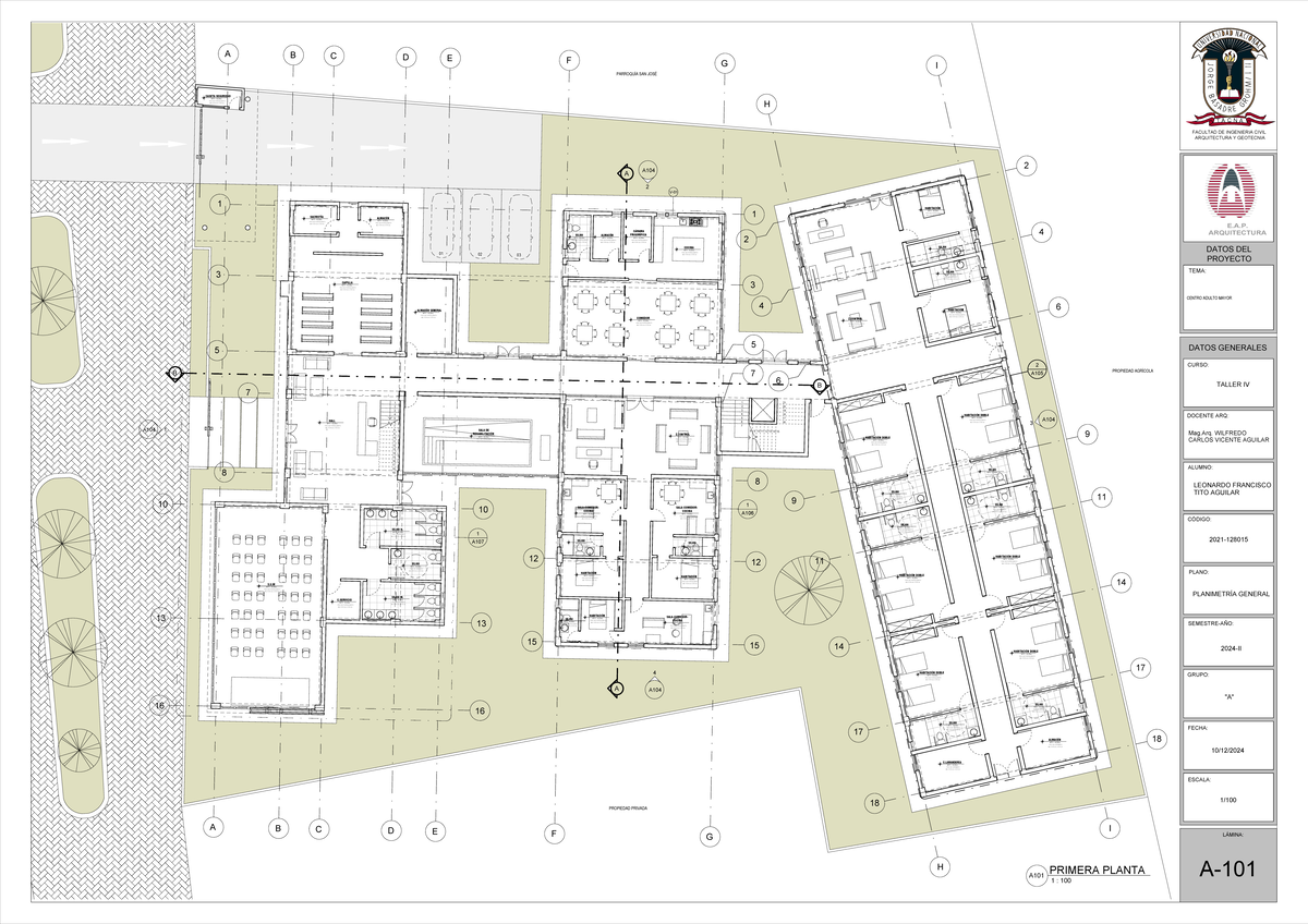 CIAM Primera Planta Layout - A104 Architecture Project - Studocu