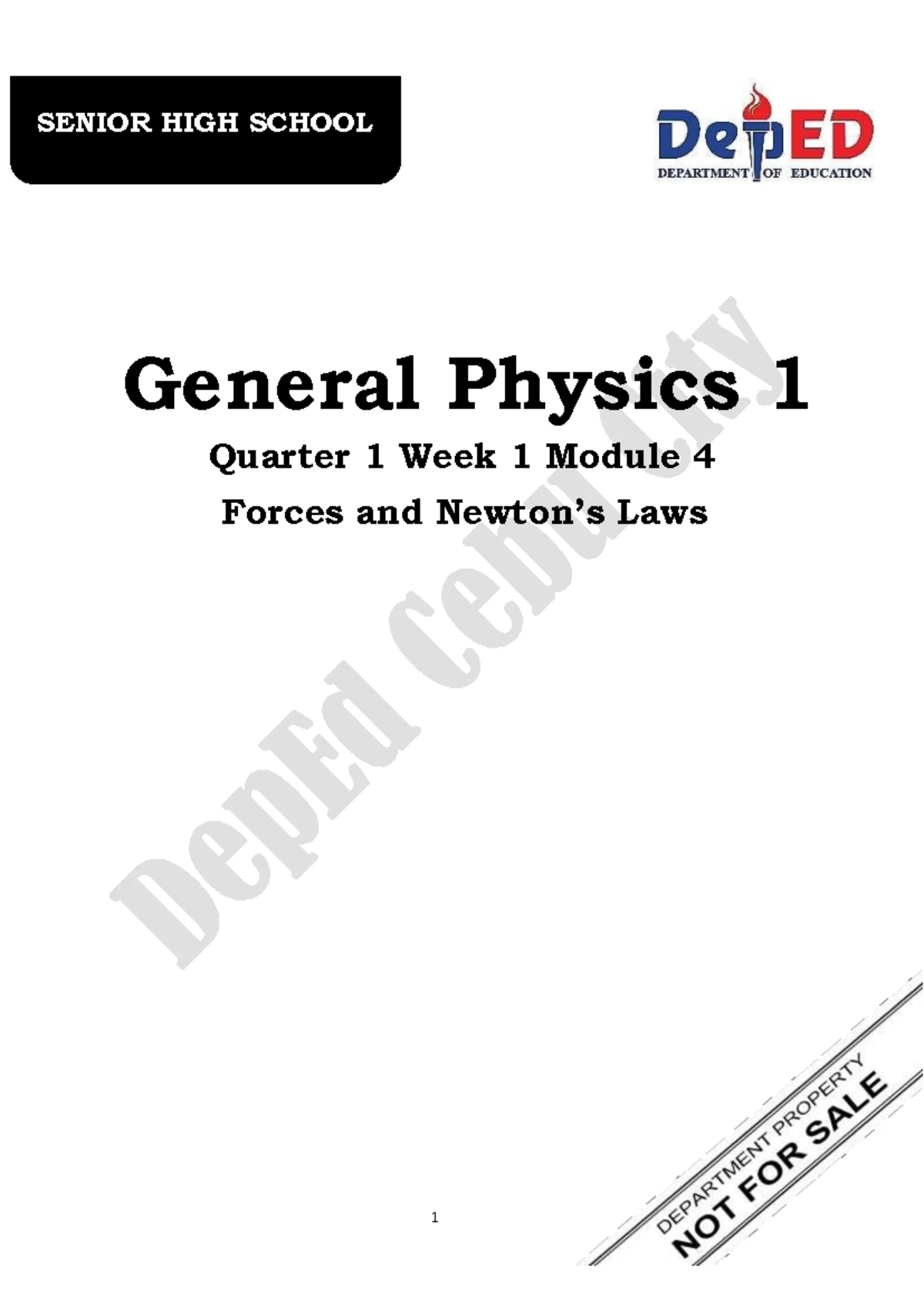 General Phyics 1 12 Q1 Mod6 Work Energy-and-Energy-Conservation Version ...