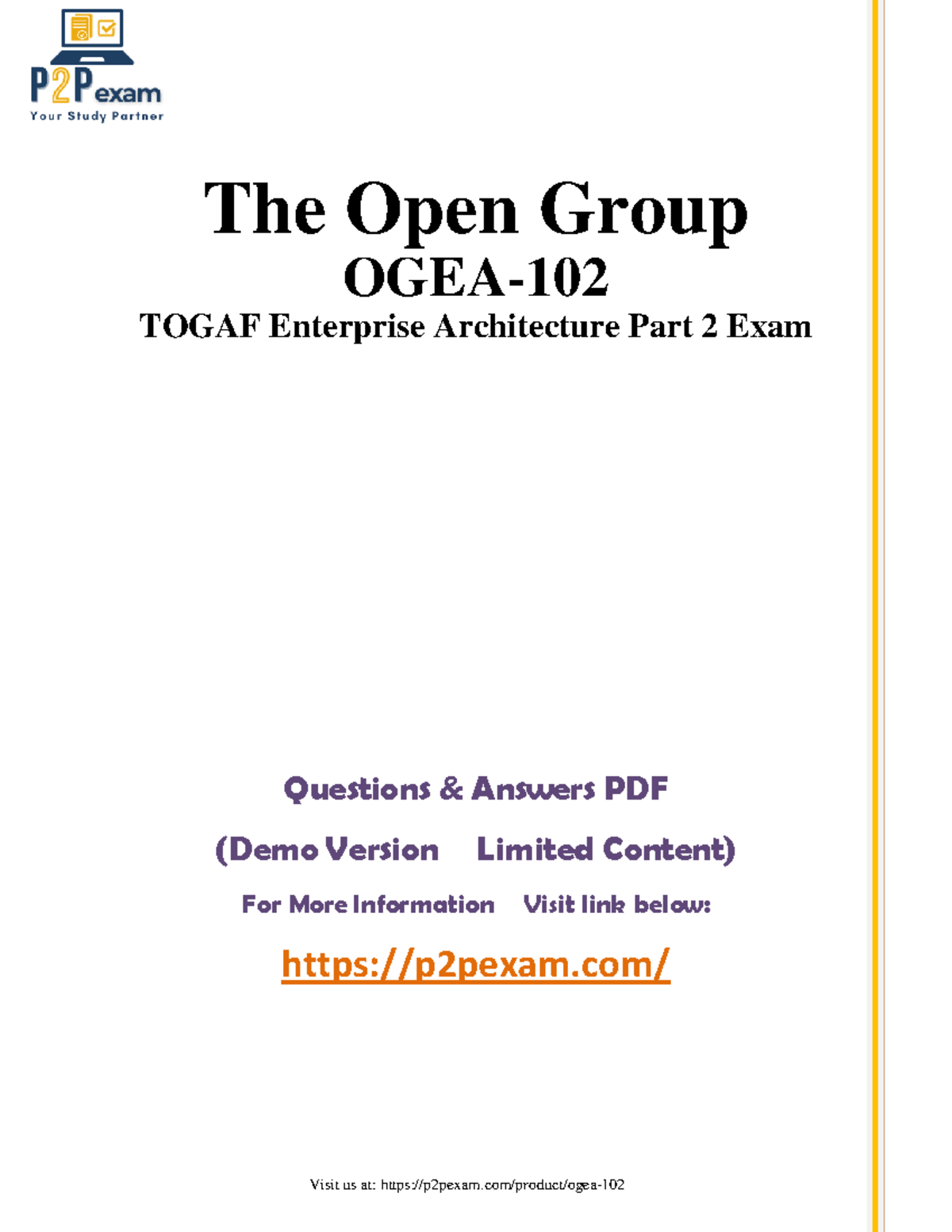 OGEA-102 Certification Guide: TOGAF Enterprise Architecture Exam Prep ...