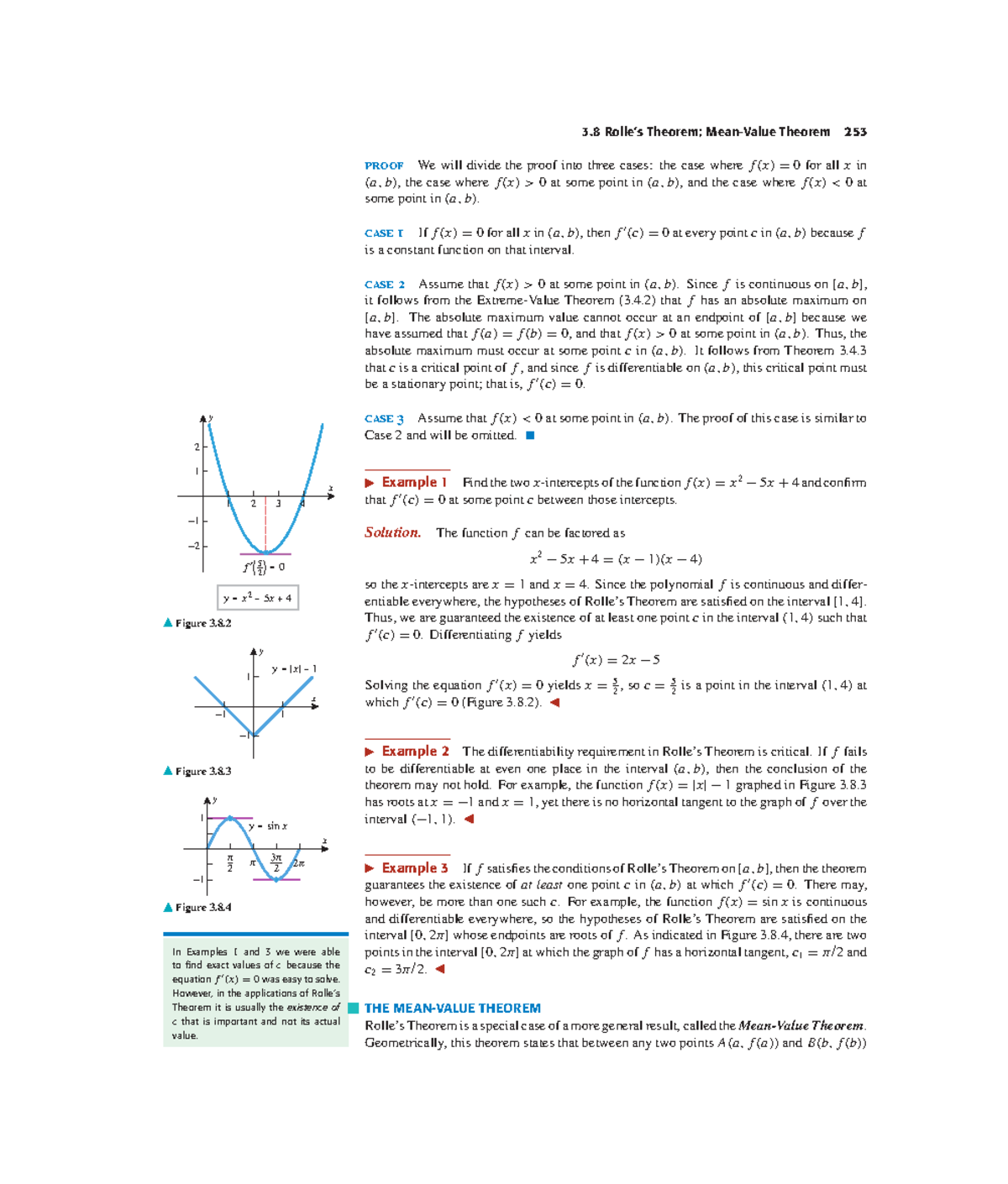 Calculus Anton C03 Theorem 253 Proof and Examples (Pages 275-276) - Studocu