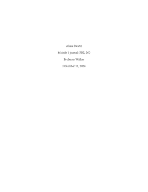 CJ 230 module 2 journal - Alana Swartz CJ 230 Module 2 journal January ...