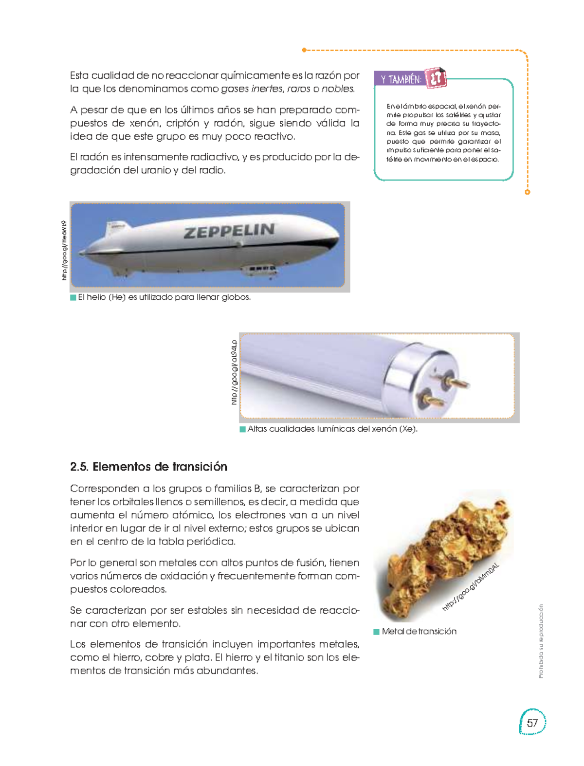 Química: Gases Inertes y Elementos de Transición - 1ero BGU - Studocu