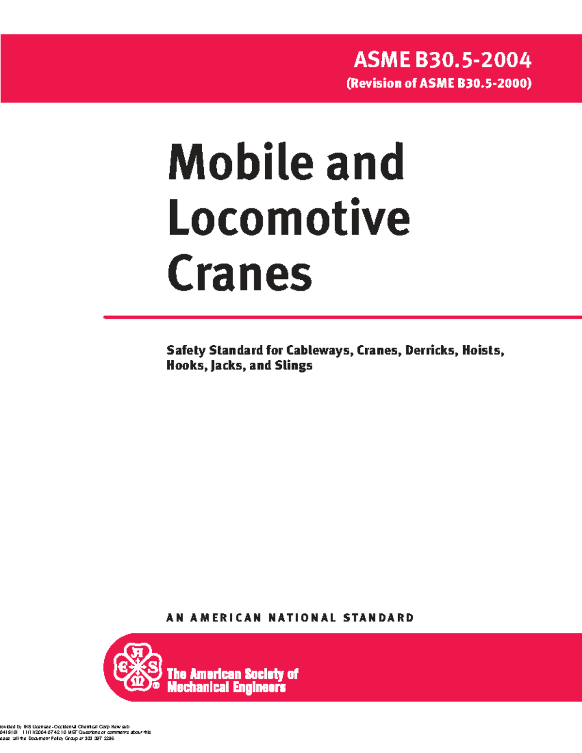 ASME B30.5 - Mobile and Locomotive Cranes Safety Standards Overview ...