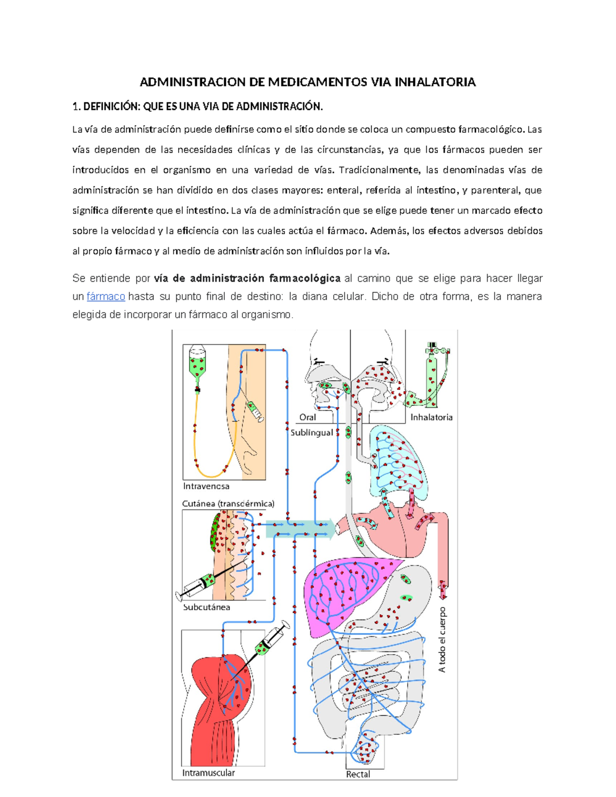 Administración de Medicamentos por Vía Inhalatoria: Definición y ...