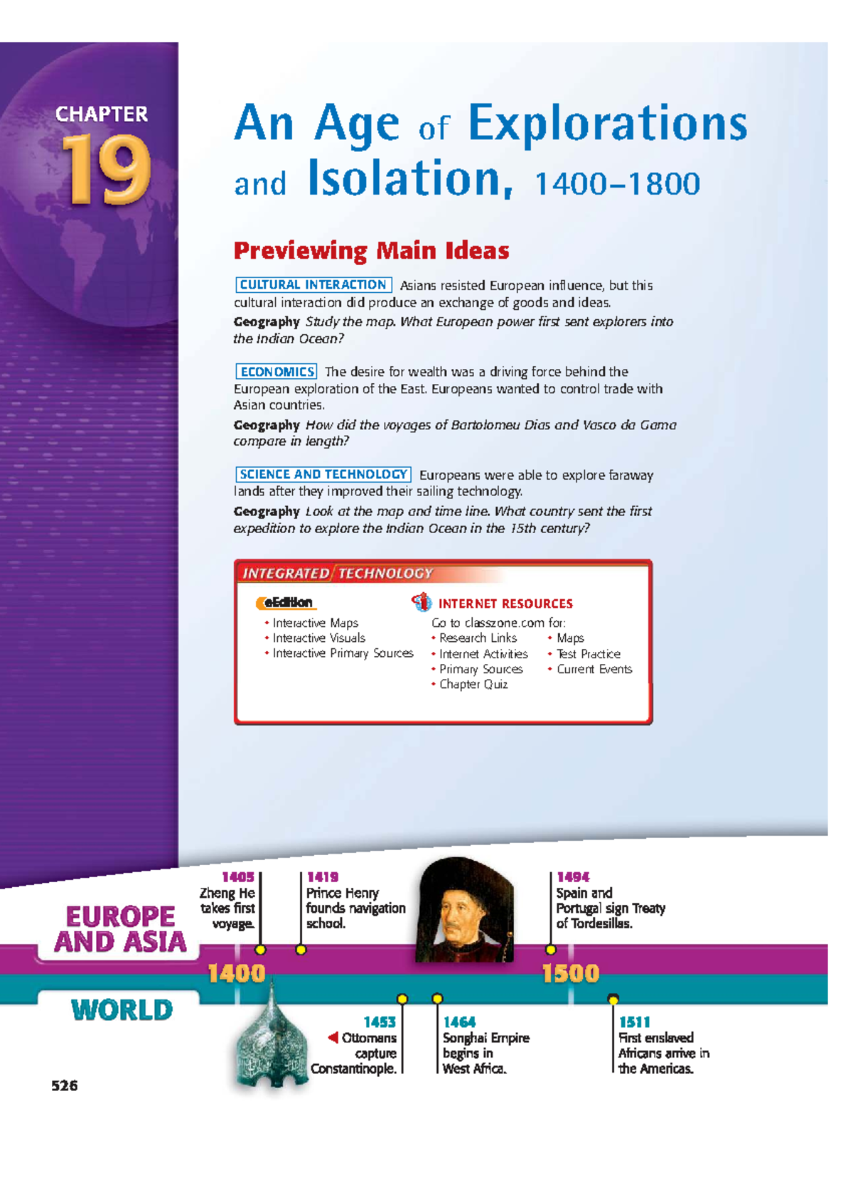 Chapter 19 Age of Exploration unlocked - An Age of Explorations and ...