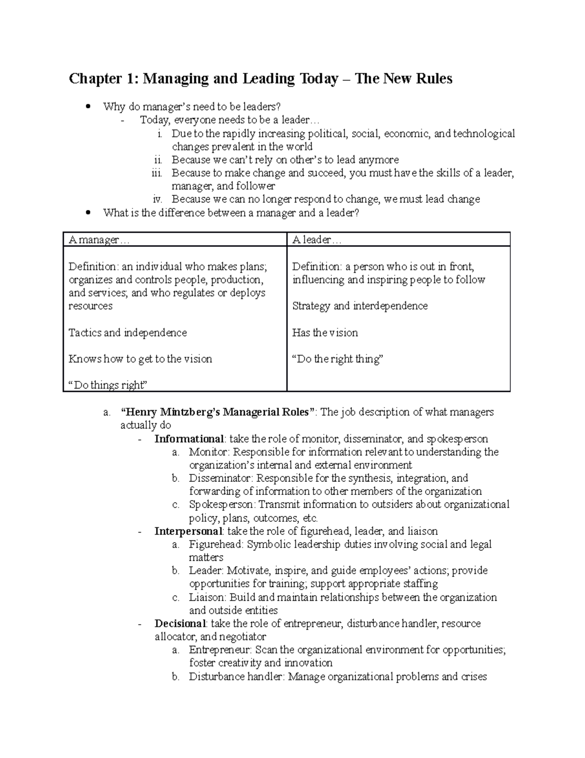 Principles of Management (MGMT 301) Final Exam Study Guide - Studocu