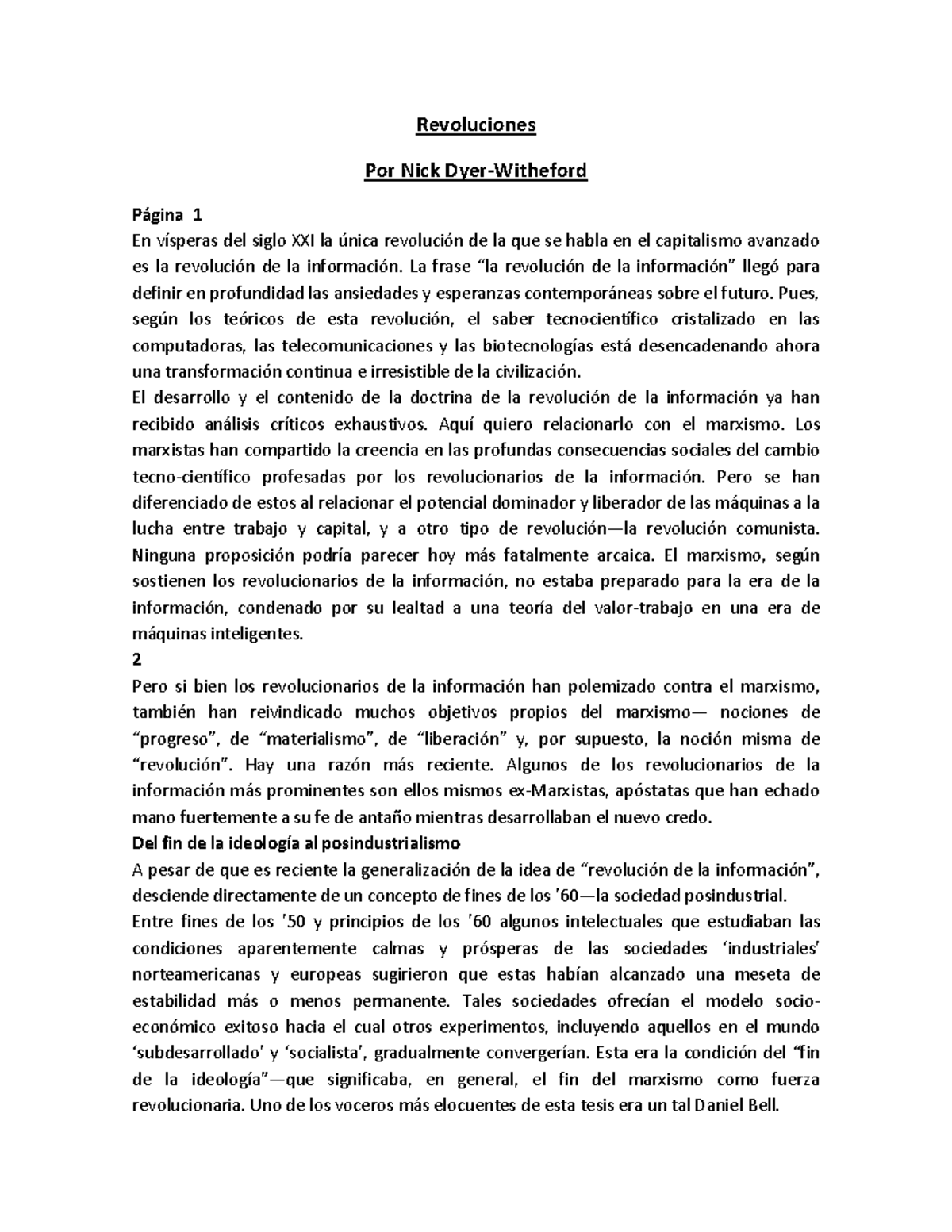 Revoluciones de Dyer - Revoluciones Por Nick Dyer-Witheford Página 1 En ...