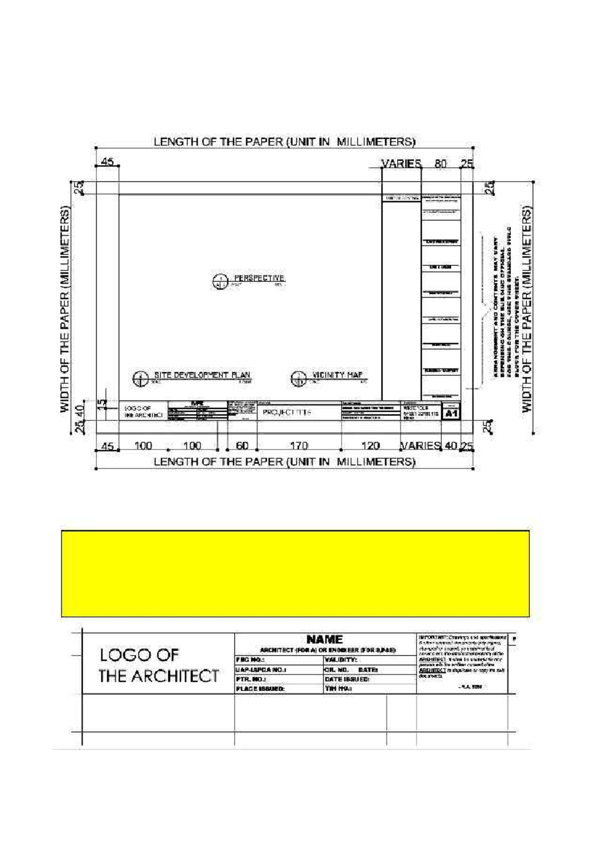 NBCP Project Title Block Guidelines and Templates - Studocu
