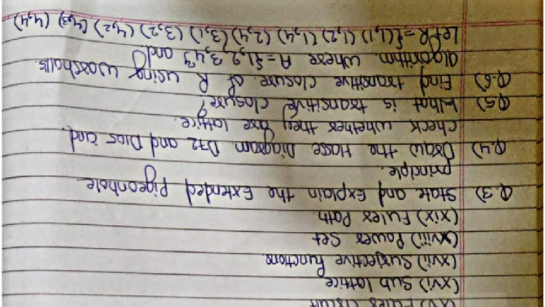 DSGT Sureshot Quiz: Algorithm and Graph Theory Concepts - Studocu