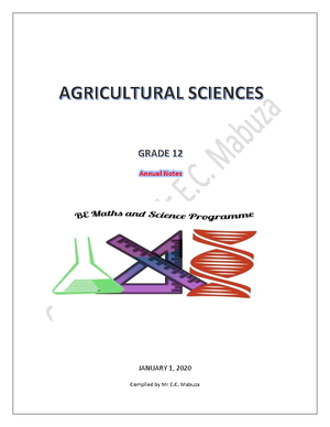 Agricultural Sciences NSC P1 MEMO May June 2023 Eng - Thank You for Supporting SA Exam Papers ...