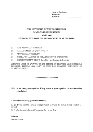 MATH2089-NM-Lectures - 2023 T3 MATH2089 – Numerical Methods Lectures ...