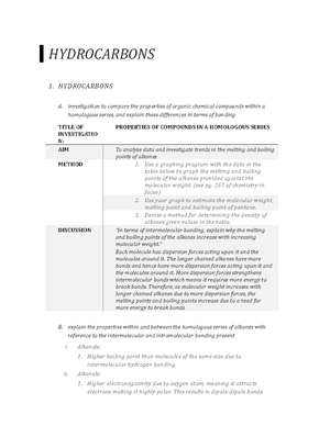 Chemistry Unit 3 - QCAA chem notes - CHEMISTRY UNIT Chemical ...