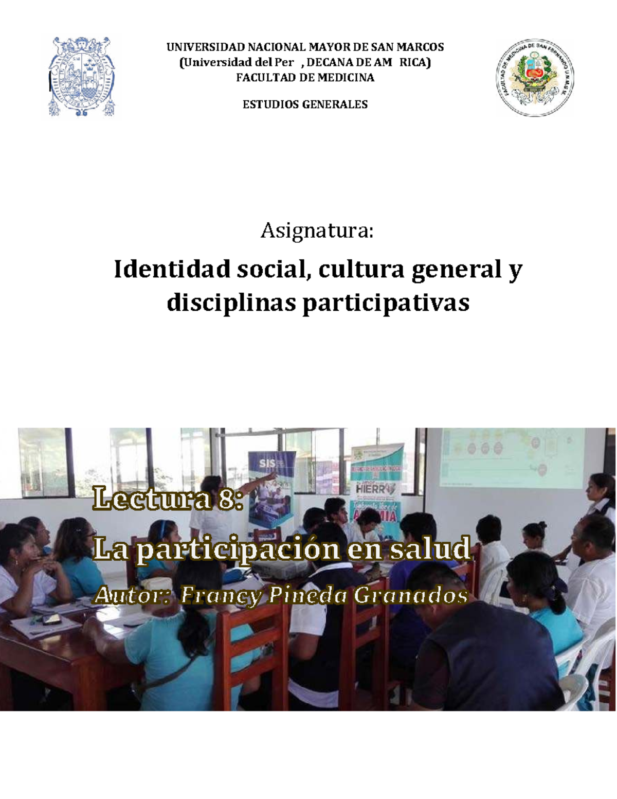 ICD23 Lect 08. Factores y Beneficios de la Participación en Salud - Studocu