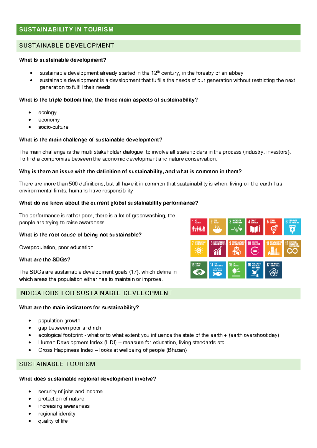 SUSTAINABILITY IN TOURISM: A Comprehensive Overview of Sustainable ...