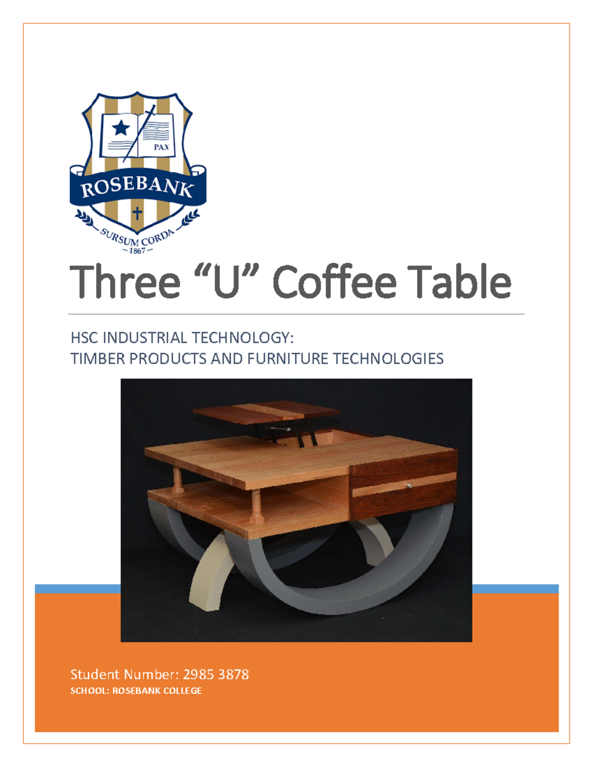 Year 12 HSC Industrial Technology: Coffee Table Project Folio - Studocu