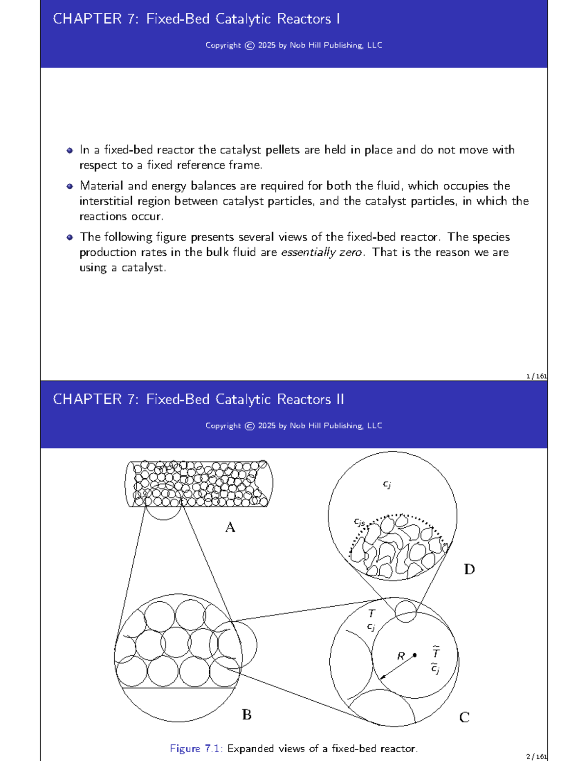 CHAPTER 7: Catalytic Reactors I - Mass Transfer and Reaction Dynamics ...