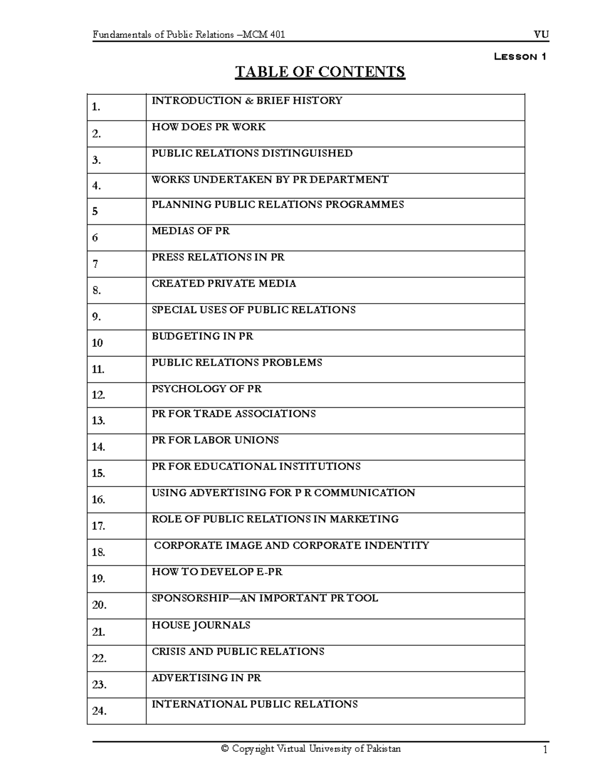 Fundamentals of Public Relations 401: Comprehensive Course Notes - Studocu