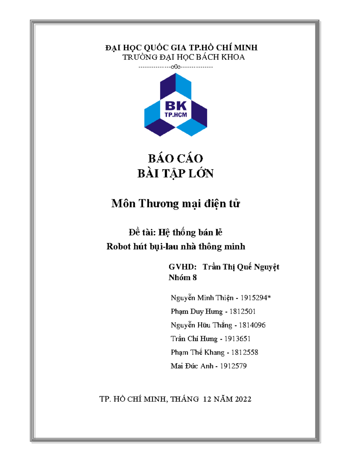 Sample report - houh - ĐẠI HỌC QUỐC GIA TPỒ CHÍ MINH TRƯỜNG ĐẠI HỌC ...
