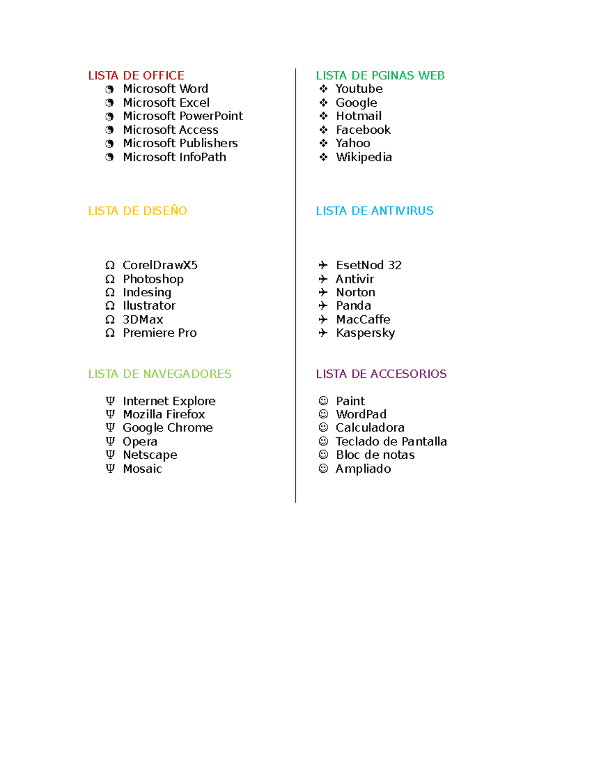 Lista de Herramientas y Recursos TIC - AYUDA PARA LAS TIC´S - Studocu