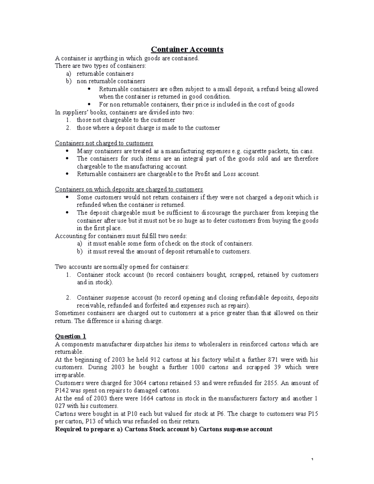 2023 Container Accounts - Container Accounts A container is anything in ...