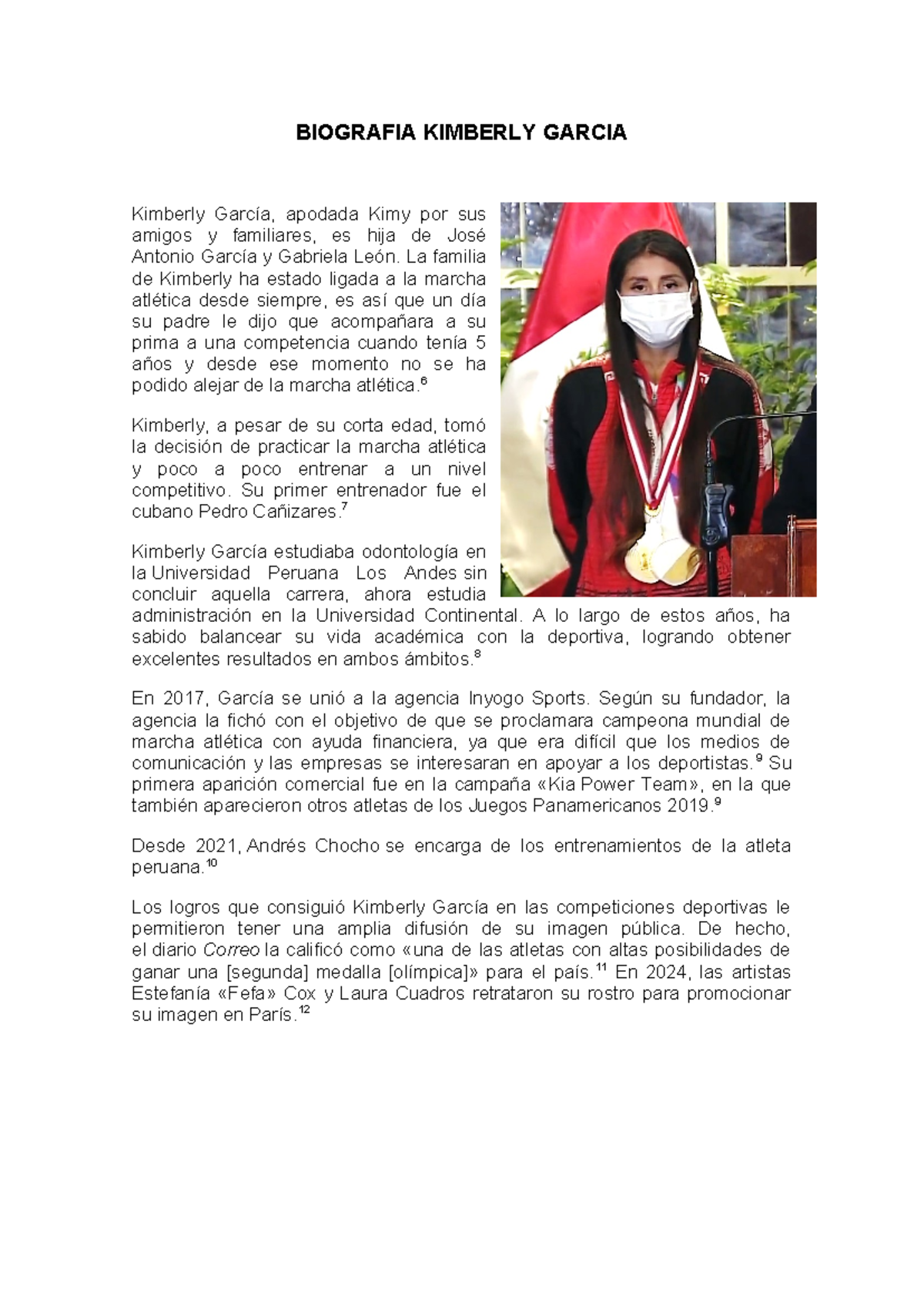 Biografía de Kimberly García: La Atleta Peruana en Marcha Atlética ...