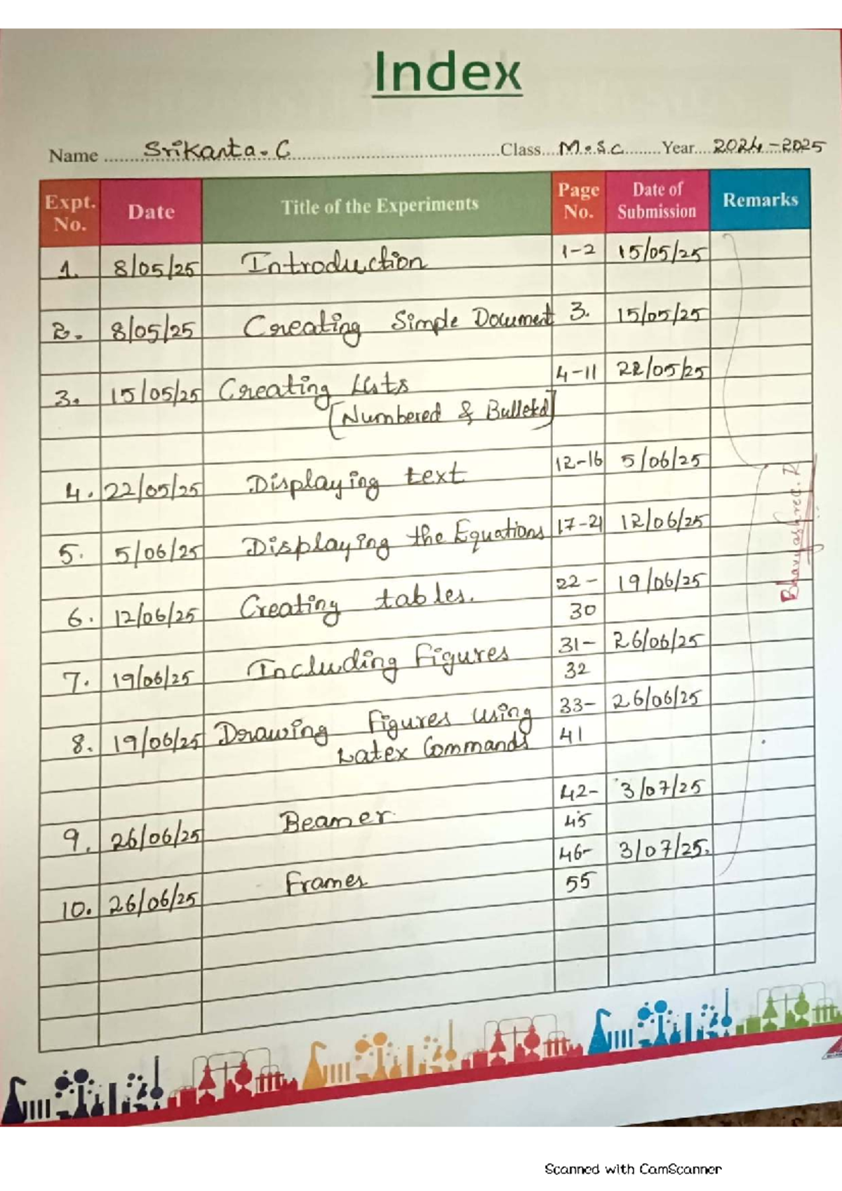 Lab Practical Report for 4th Semester (LAB 101) - Studocu