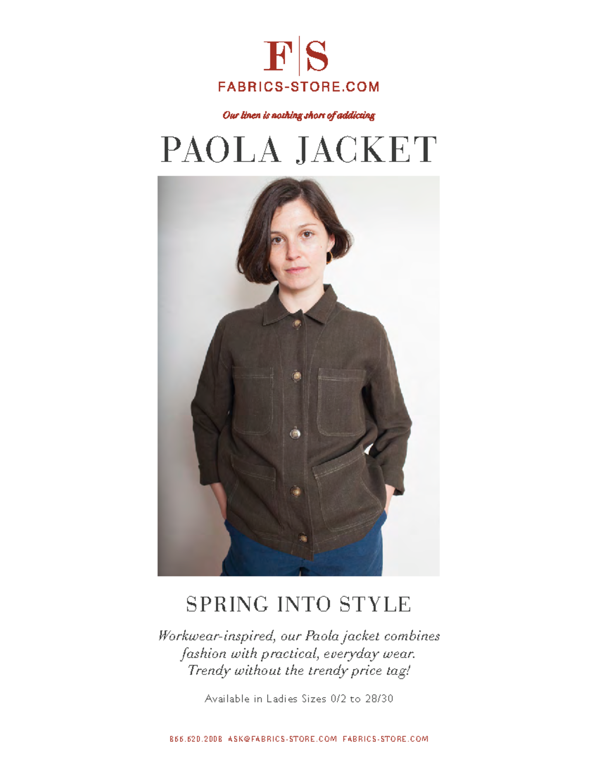 Paola Workwear Jacket Pattern - Ladies Sizes 0-28 Guide - Studocu