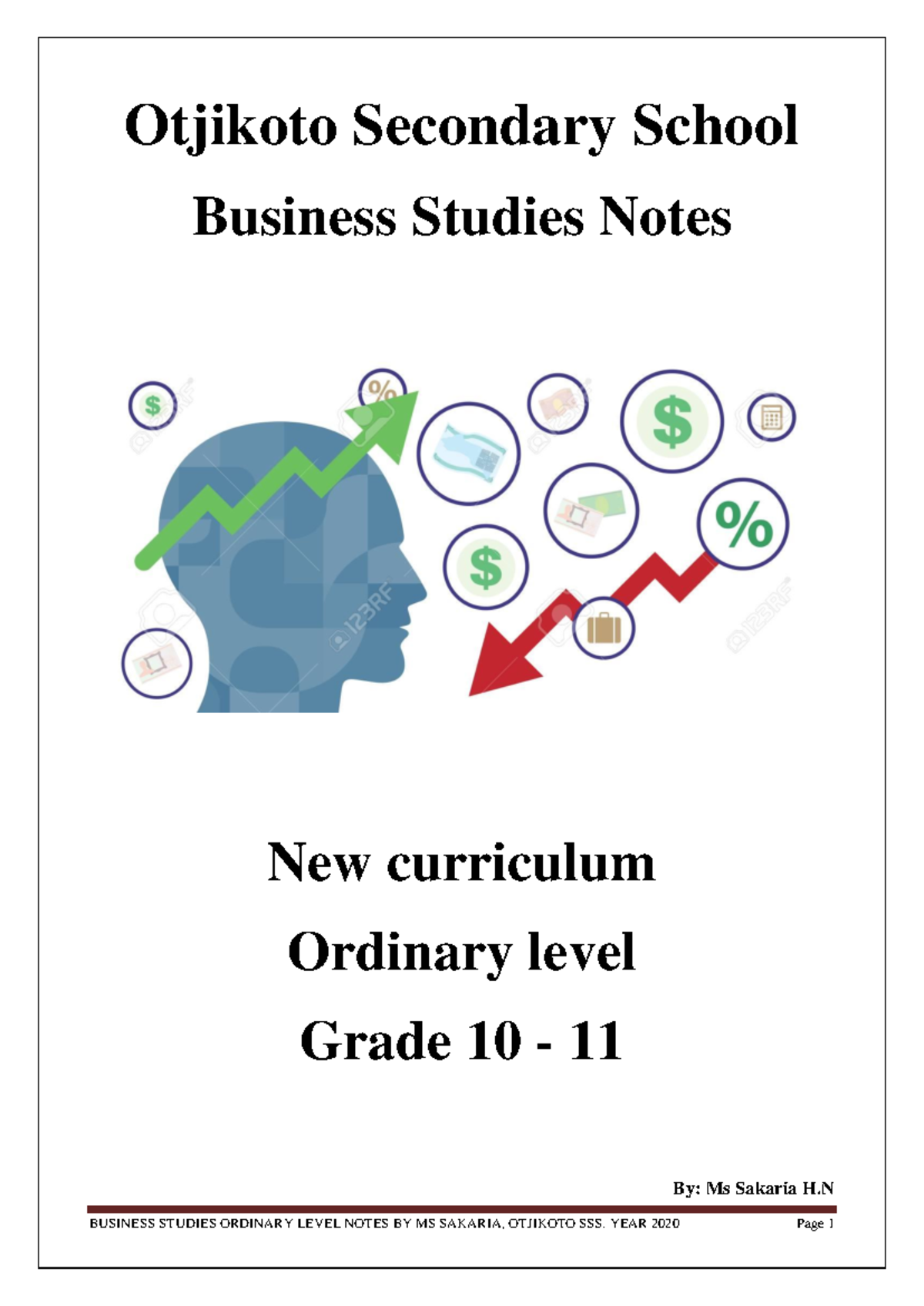 Business Studies Notes for Grade 10-11 (Ordinary Level) - Ms. Sakaria ...