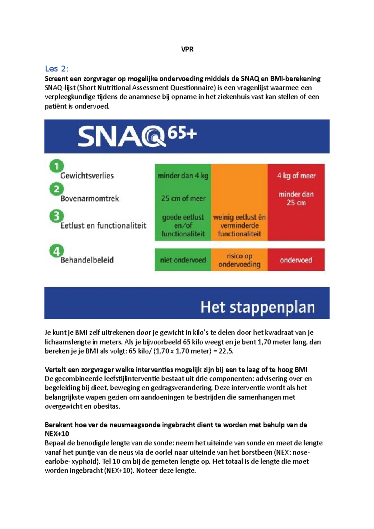 Protocollen rode en gele wond - Hanteer onderstaand protocol voor het ...