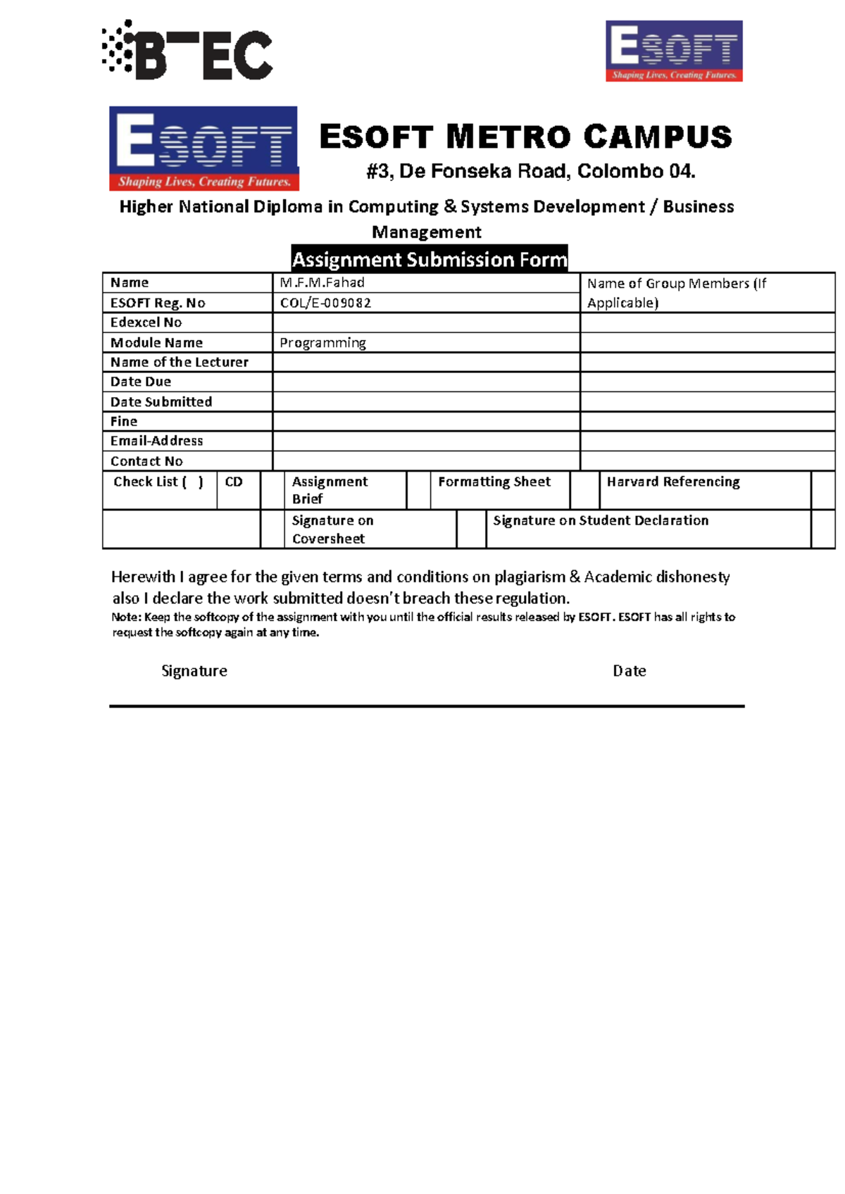 COL-E-009082 Programming Assignment 01: GUI System Design ...