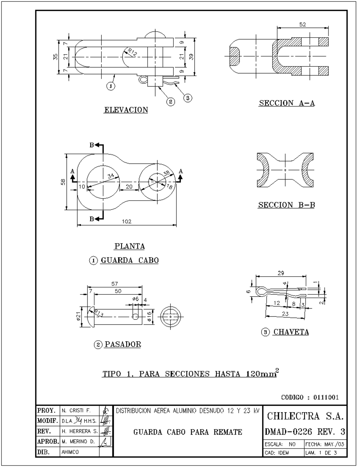 DMAD-0226 - Elevation and Sections for Aerial Distribution - Studocu
