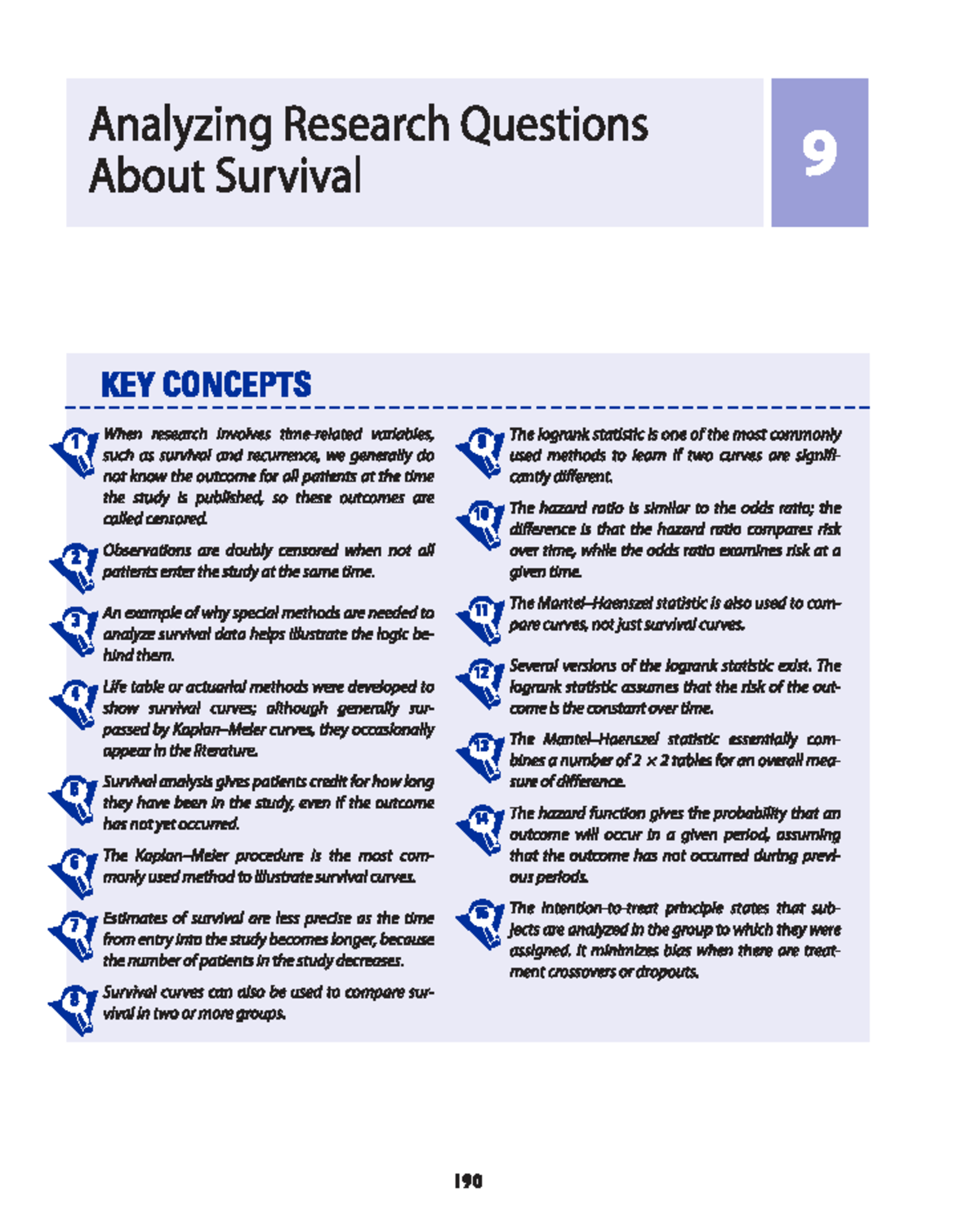 Chapter 9. Analyzing Research Questions About Survival - Analyzing ...