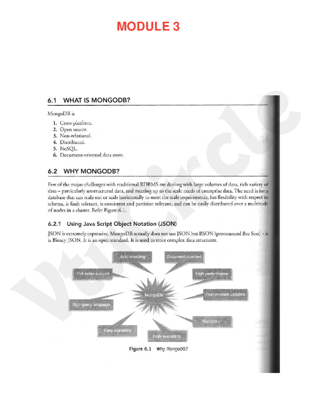 BCS714D Module 3: Introduction to MongoDB and Its Features - Studocu