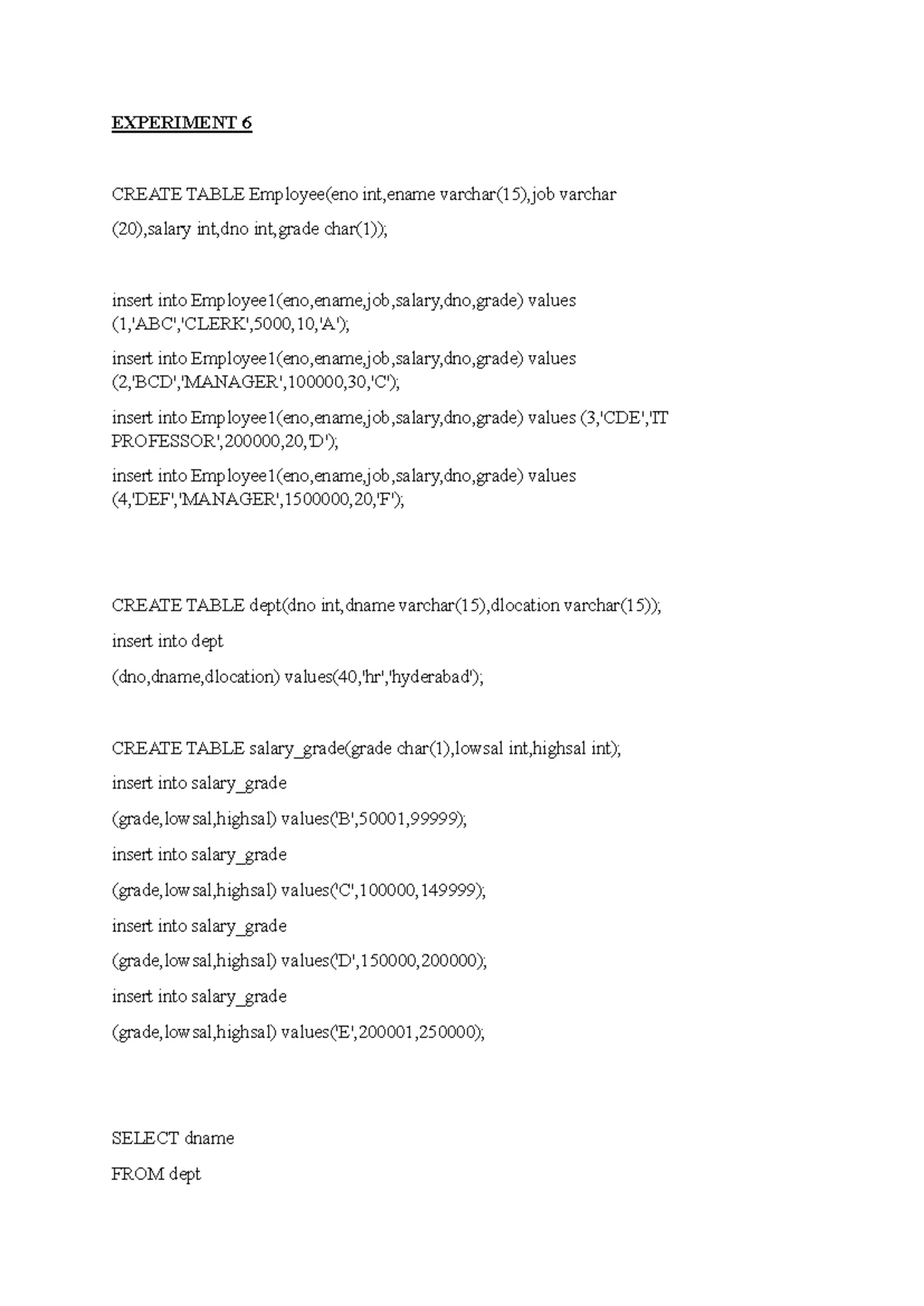 DBMS VIVA questions and answers for exam preparation - Studocu