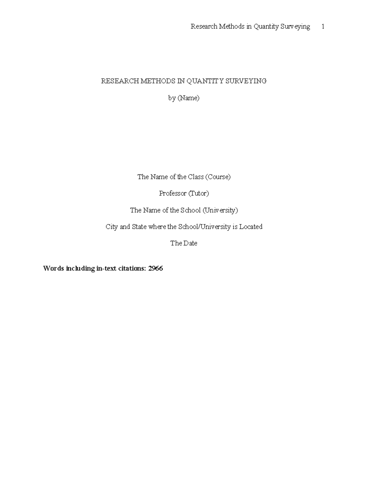 7745632 QC (2) - vvvvvvvv vvv - RESEARCH METHODS IN QUANTITY SURVEYING ...