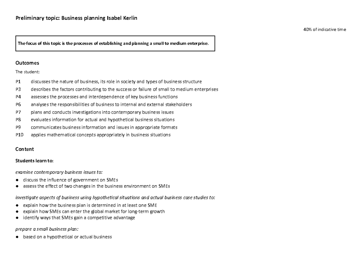 BS Preliminary topic 1 Syllabus Mapping Sheets - Google Docs ...