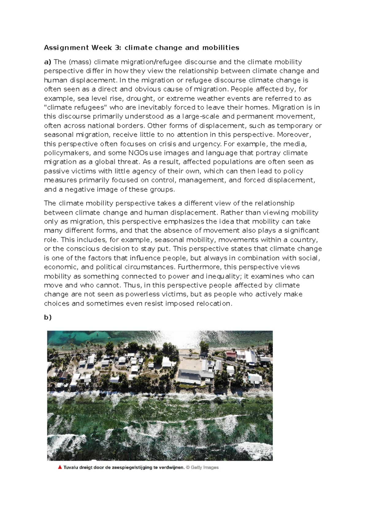 Assignment 3: Climate Change and Mobility Perspectives Analysis ...