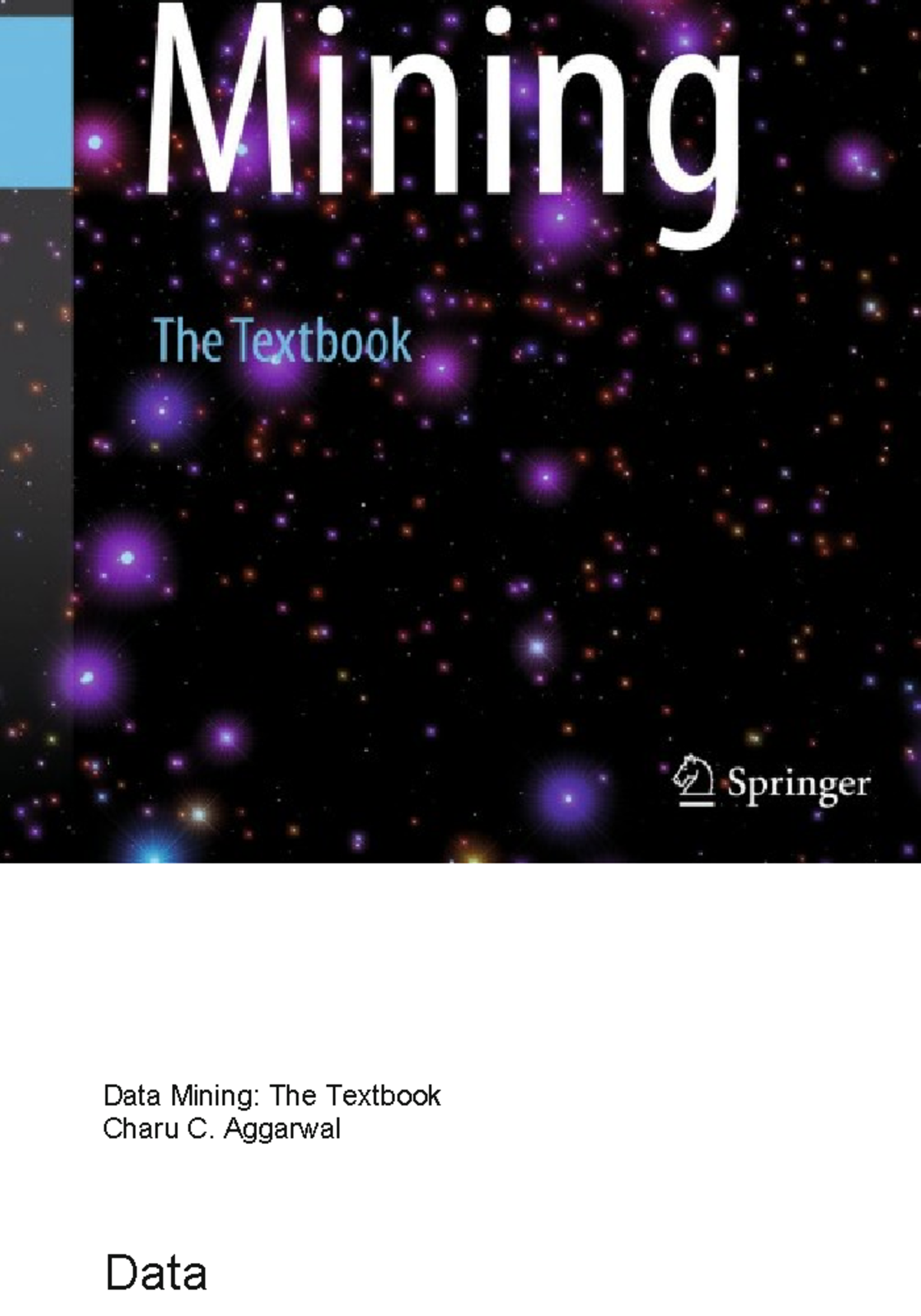 Data Mining - 2015 Textbook Overview and Key Concepts - Studocu