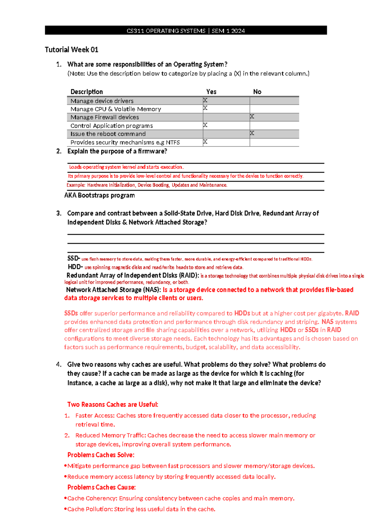S11208397 Lab 01: Operating Systems & Storage Systems Overview - Studocu