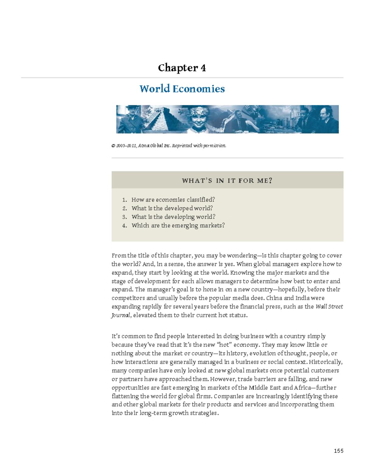 Chapter 4: Understanding World Economies - Atma Global Inc. - Studocu