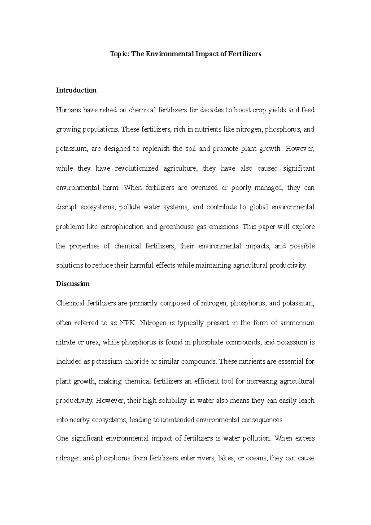 U1A11 - Activity 11 STSE - Chemical Compound Research Self Reflection ...