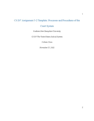 CJ 207 2-3 Quiz - Quiz for all of Module 2 - CJ-207 2-3 Module Two Quiz ...