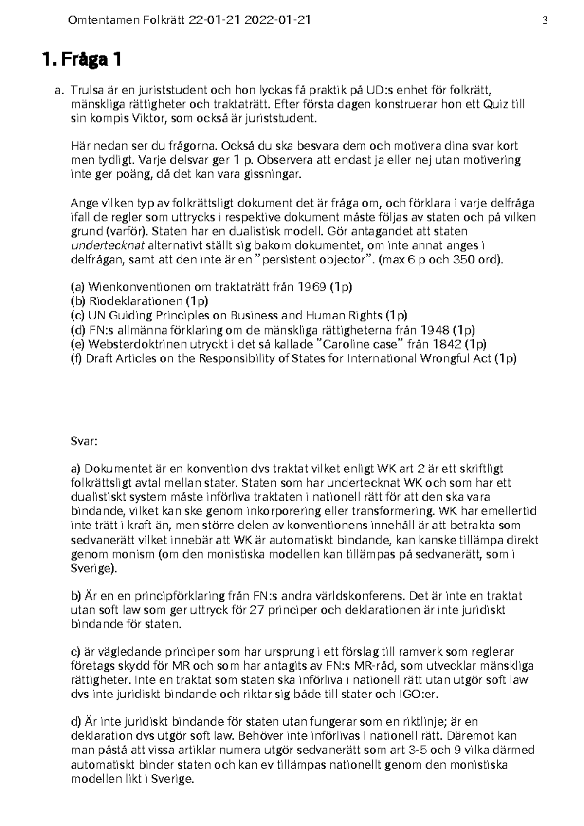 Utf 8''AB%20svar%2022 01 21 - a. 1. Fråga 1 Trulsa är en juriststudent ...