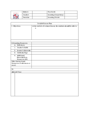 Linear vs nonlinear texts: A detailed lesson plan for grade 7 - Studocu