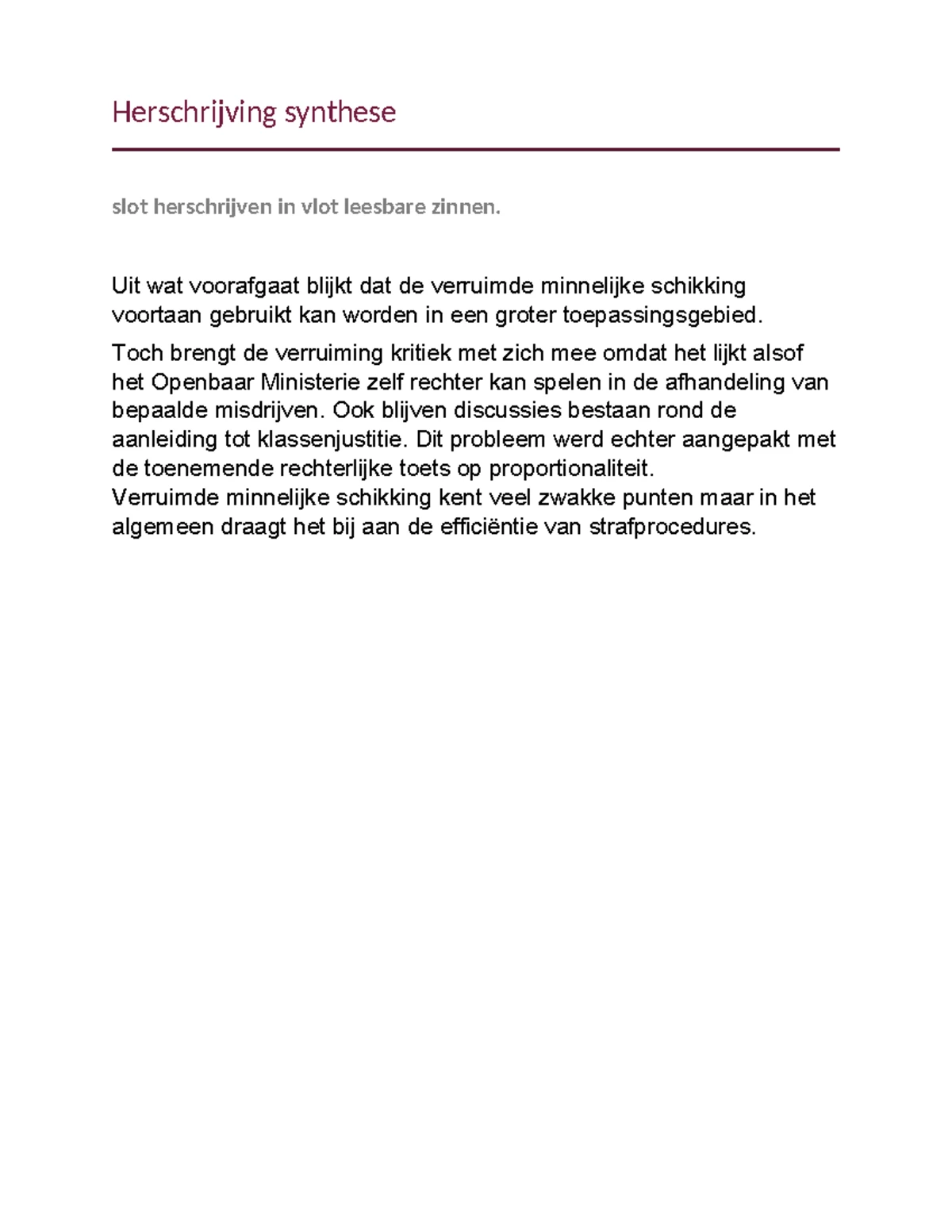 Bouwplan Betoog: Structuur en Voorbeeld voor Effectief Schrijven - Studocu