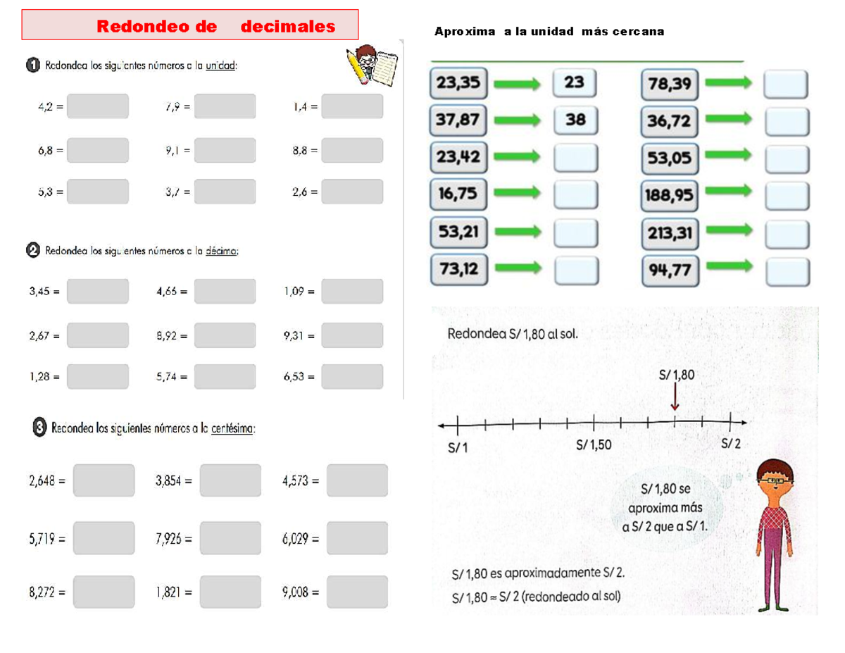 Redondeo de decimales - ... - raz matematico - Redondeo de decimales ...